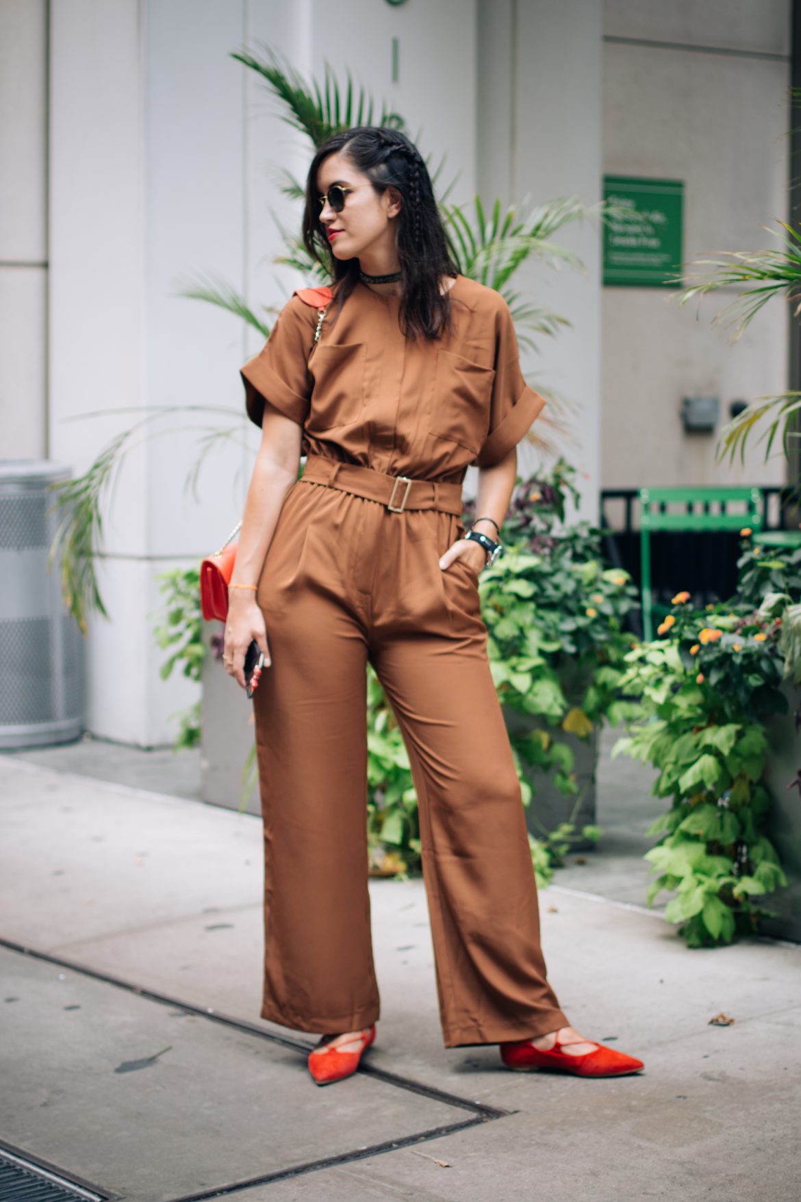 #FlorenNYFW – Look #7 – El mono color café. – by Flo Pereira